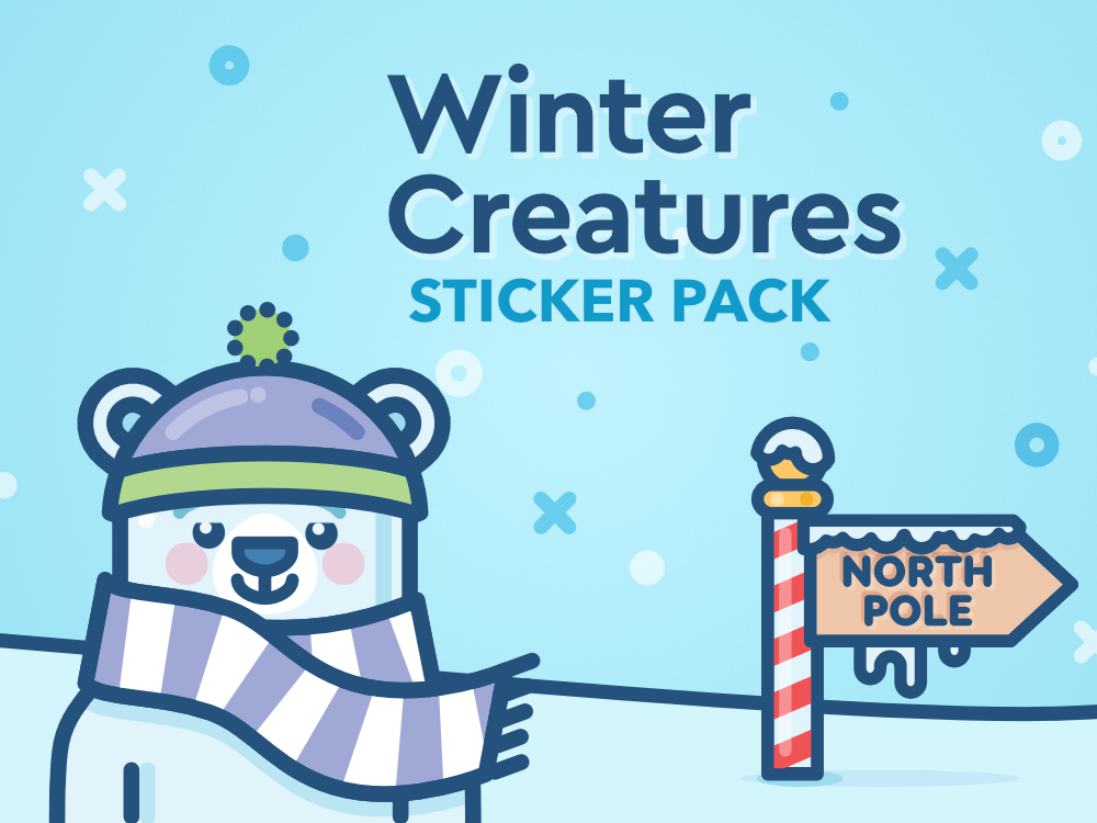 Winter Sticker pack - kemie likes design
